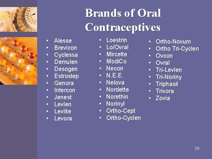 Oral Contraceptives Estrogen and Progestin Hormones chemical messenger