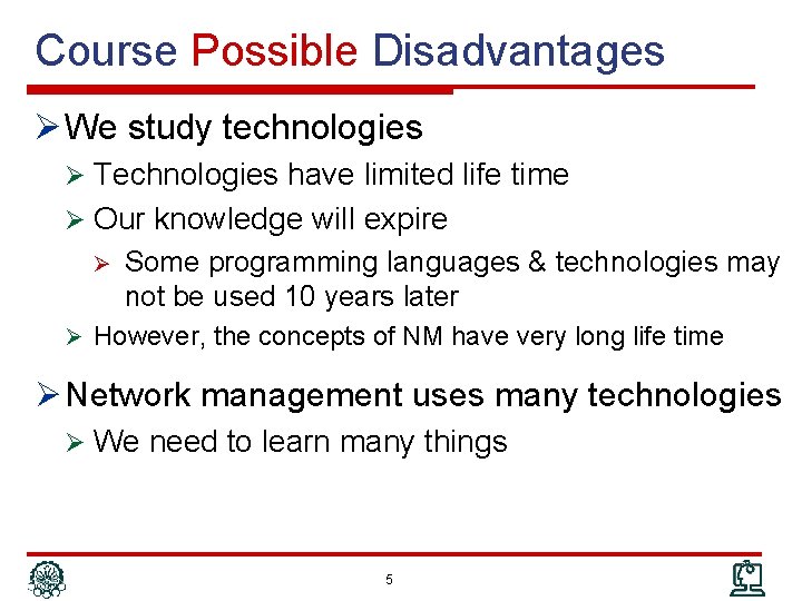Course Outline Network Management Bahador Bakhshi CE IT