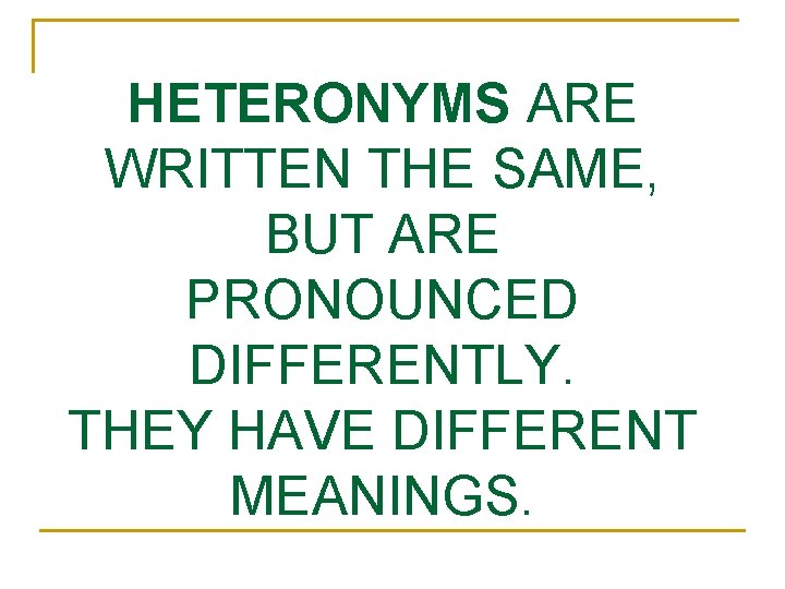 Multiple Meaning of Words Focus Lesson and Quiz