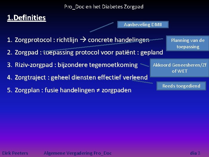 Diabetes Zorgpad ProDoc Hoe kan een EMD ondersteuning