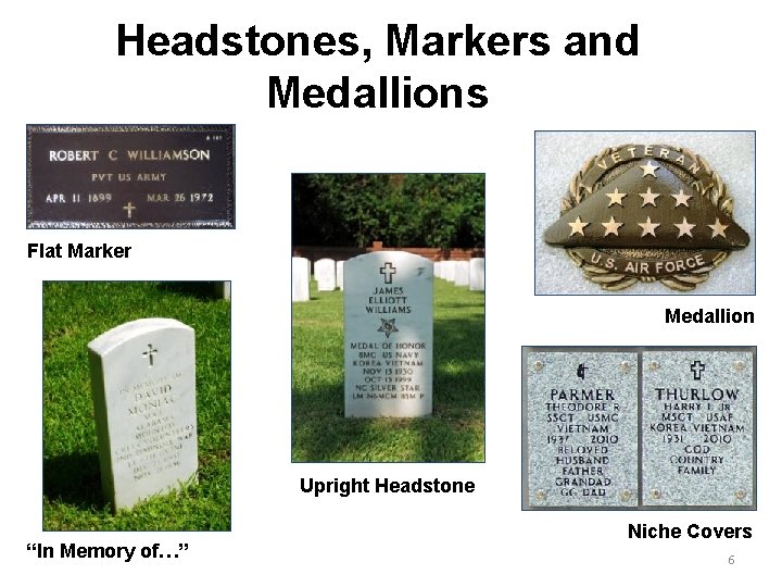 VCGS Compliance Review Program VA National Cemeteries in