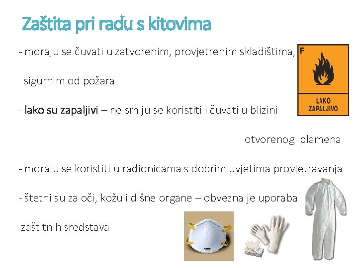 Vrste kitova i nanoenje na podlogu Tehnologija zanimanja