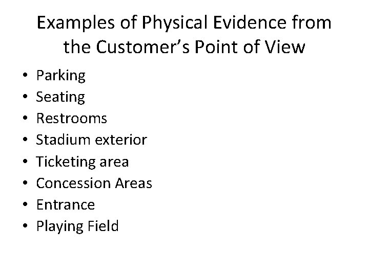 Servicescapes in Facility Management Servicescape Physical facility ...