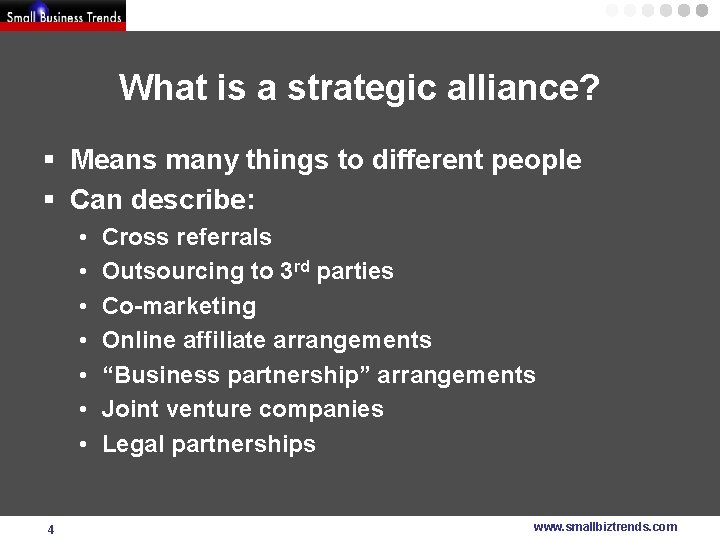 The Art and Opportunity of Building Strategic Alliances
