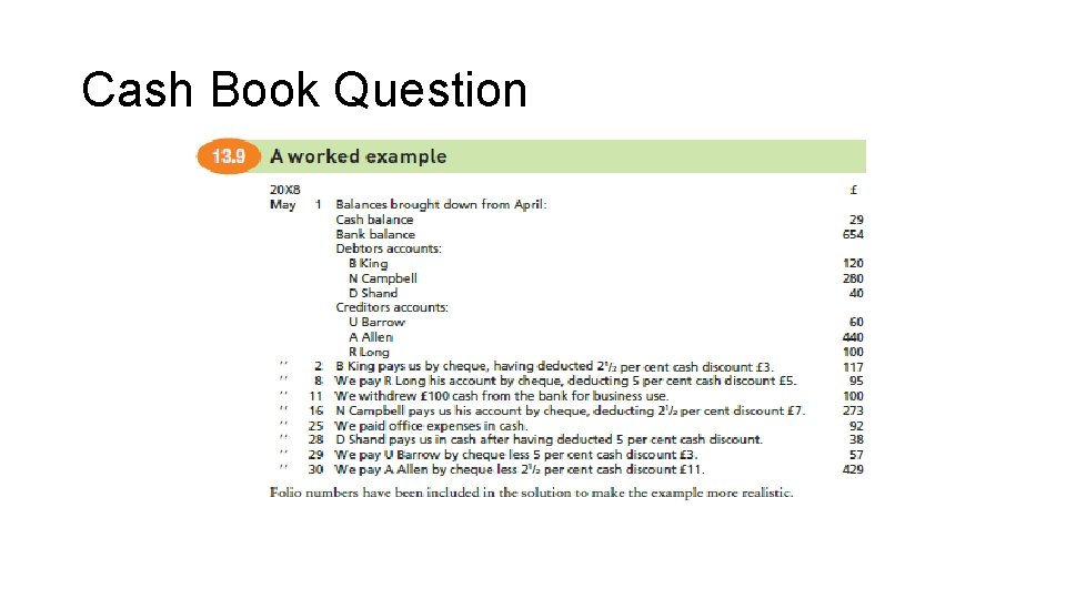 Principles of Accounting Week 4 By Dr Lionel
