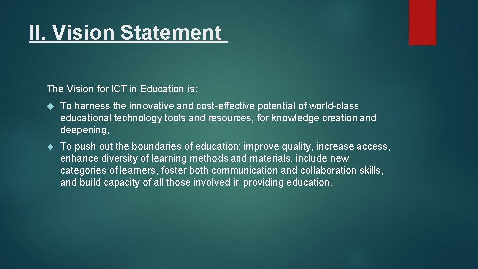 ICT IN EDUCATION POLICY I INTRODUCTION RWANDA 2020