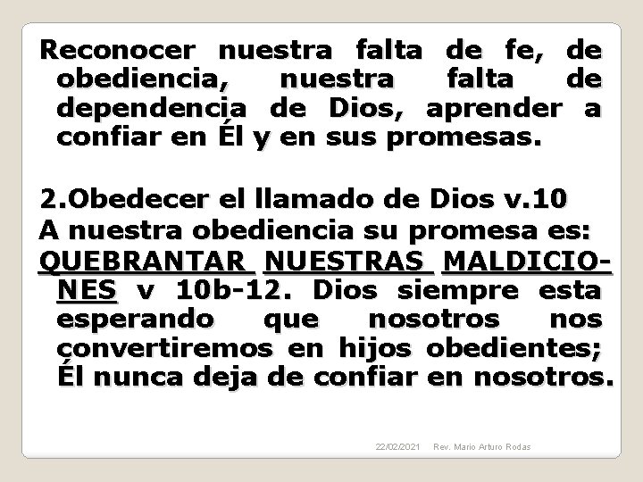 QUEBRANTANDO MALDICIONES DE INFIDELIDAD PASTOR MARIO ARTURO RODAS