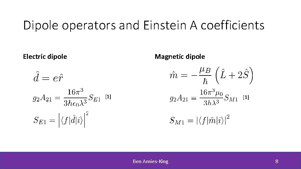 Project Overview Simulation of Sisyphus cooling Ben AmiesKing