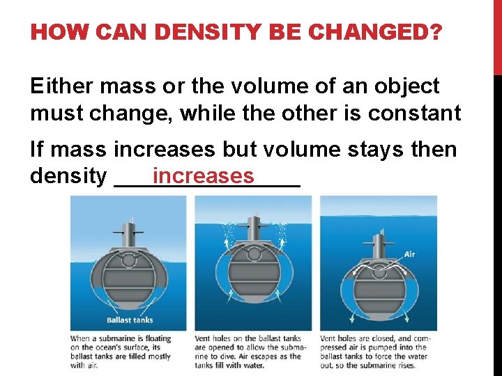 FORCES IN FLUIDS DENSITY WHAT IS DENSITY mass