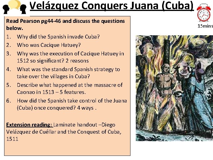 Lesson 12 Velzquez and the Conquest of Cuba