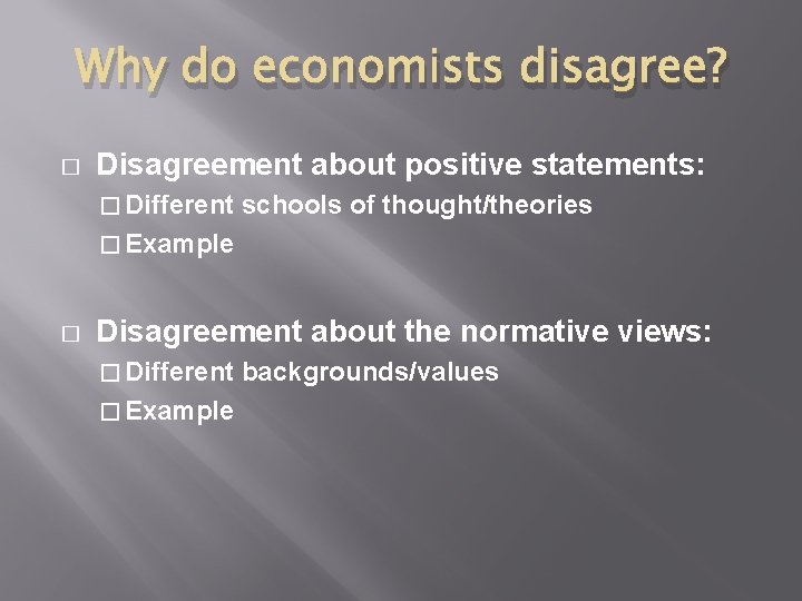 PRINCIPLES OF MACROECONOMICS CHAPTER 2 THE ECONOMIC WAY