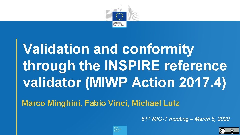 Validation and conformity through the INSPIRE reference validator