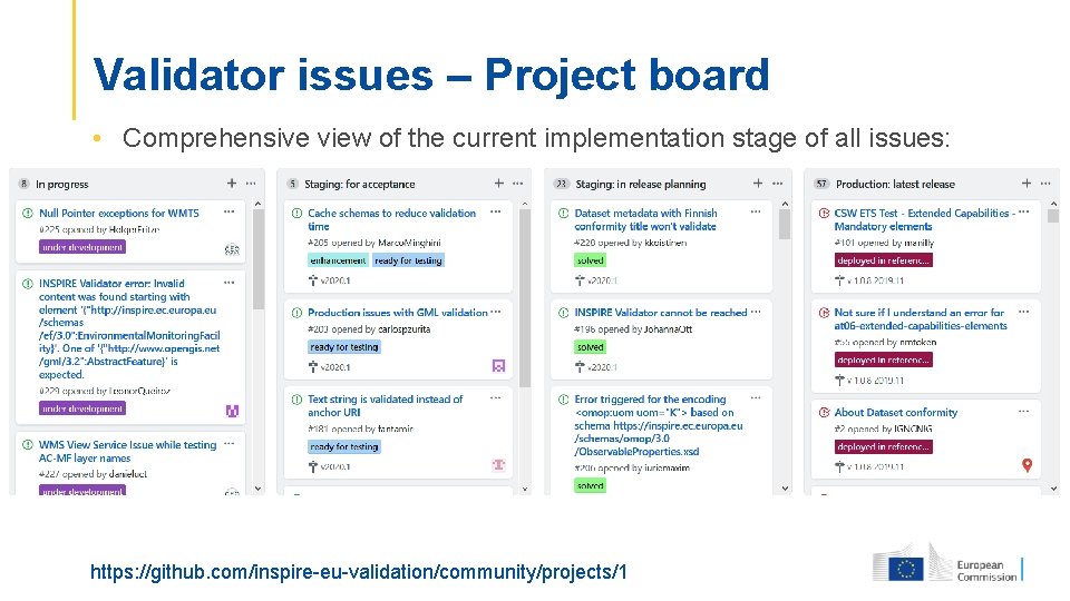 Validation and conformity through the INSPIRE reference validator