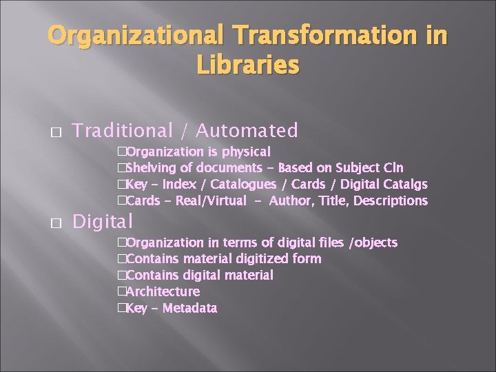 Greenstone in Building Digital Library Collections Internet Intranet