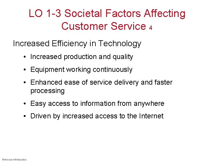 Chapter 1 The World of Customer Service Mc