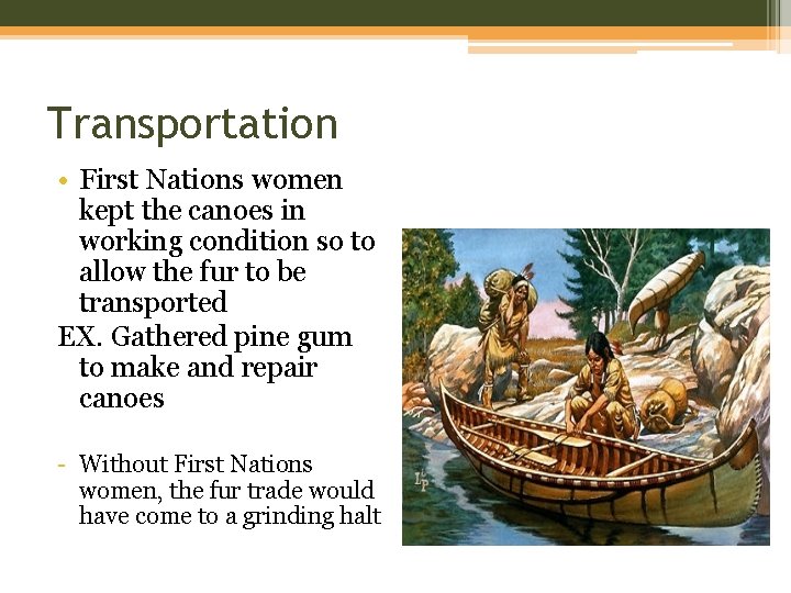 First Nations Women in the Fur Trade Vital