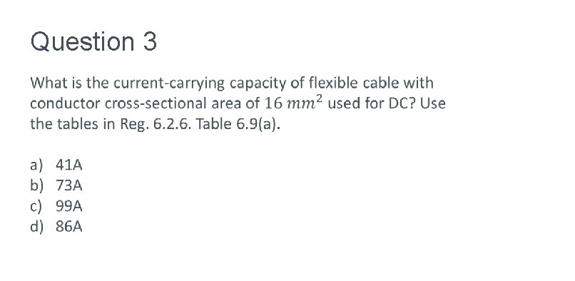 Electrical Components and Systems Topic 1 Cables and