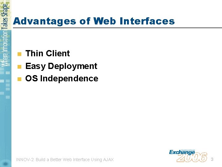 INNOV2 Build a Better Web Interface Using AJAX