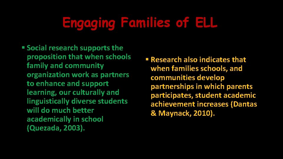 Working with Culturally and Linguistically Diverse Families Supporting