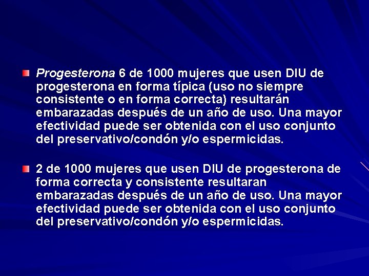 Dispositivo intrauterino DIU o T de cobre Integrantes