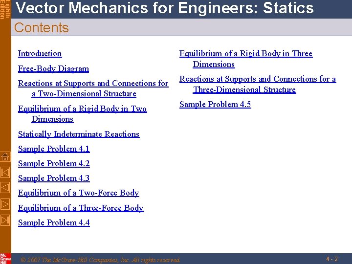 Eighth Edition Vector Mechanics for Engineers Statics CE