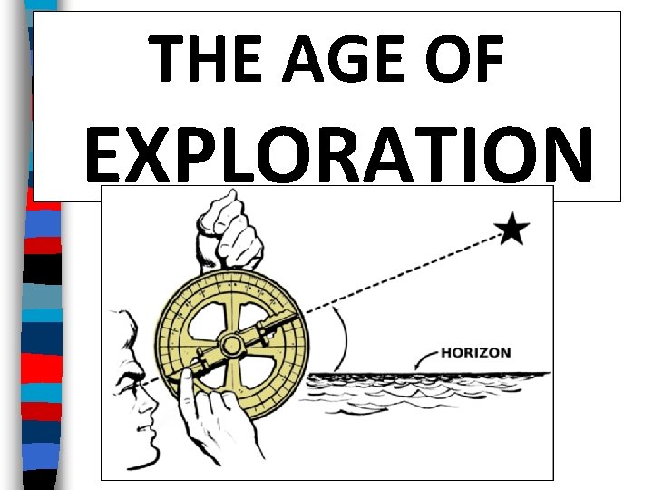 THE AGE OF EXPLORATION Essential Question What factors
