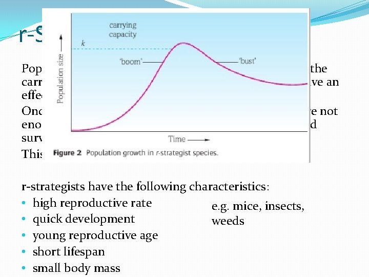 Populations Learning outcomes athe factors that determine size