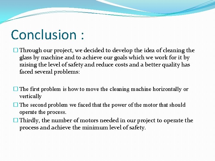 Sky Cleaner Machine Graduation Project 1 Submitted In