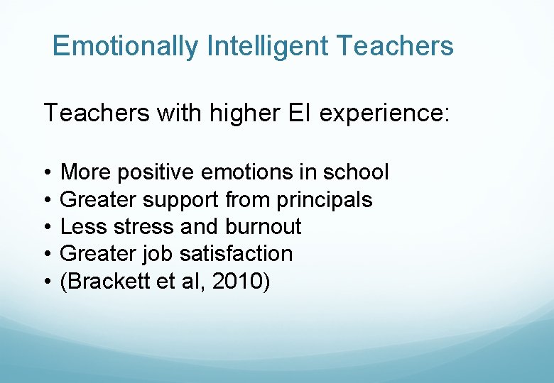 Emotional Intelligence EI in Teaching Presentation for Kirkwood