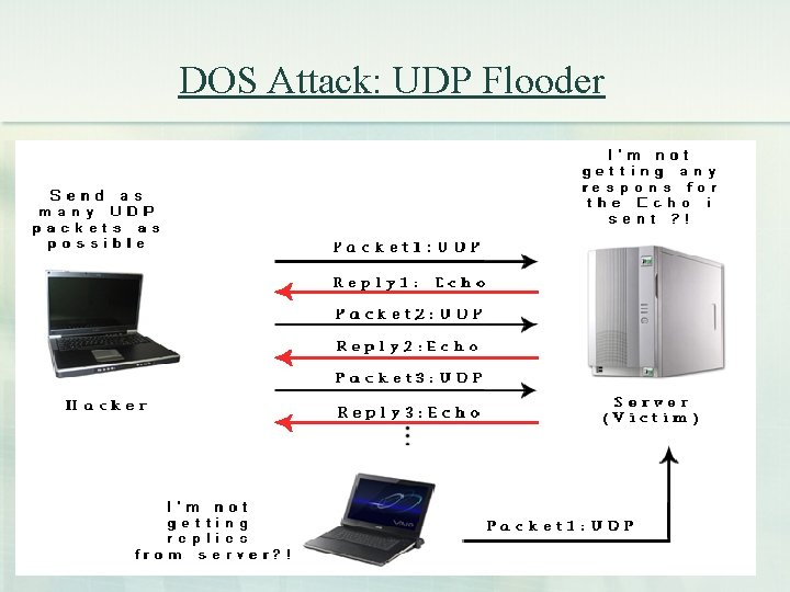 DOS Attack UDP Flooder Li Xiaoming Valon Sejdini