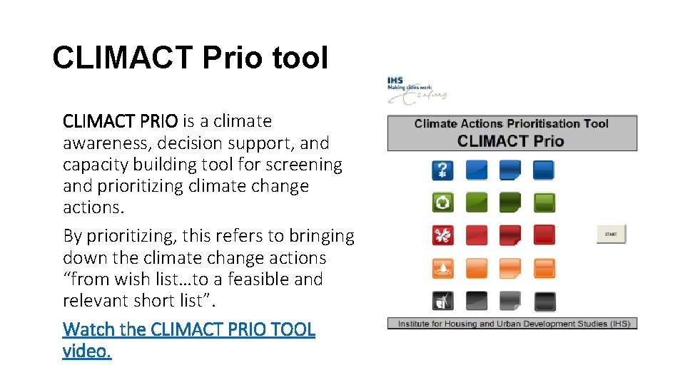 Climate Change Planning Process Mitigation Adaptation GHG Emissions