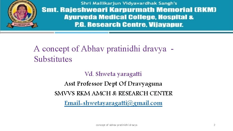 concept of abhav pratinidhi dravya 1 A concept