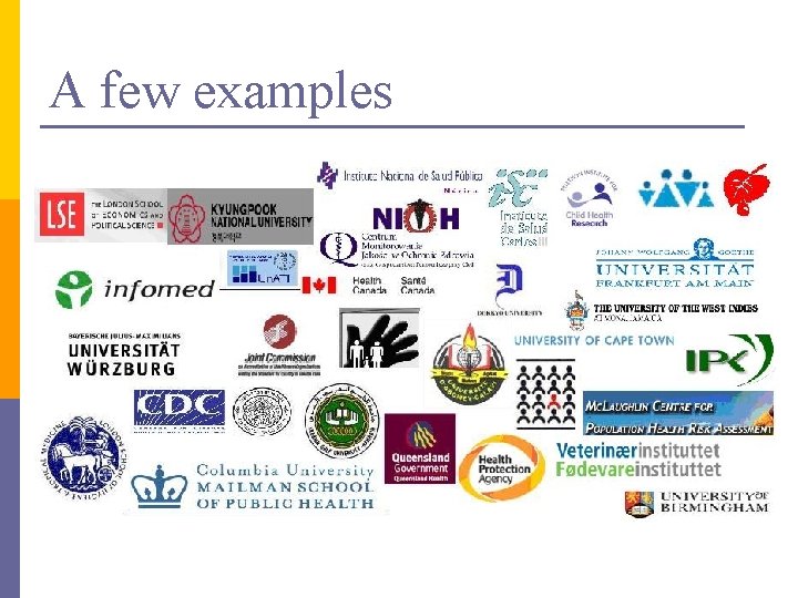 WHO collaborating centres An introduction Canadian WHO collaborating