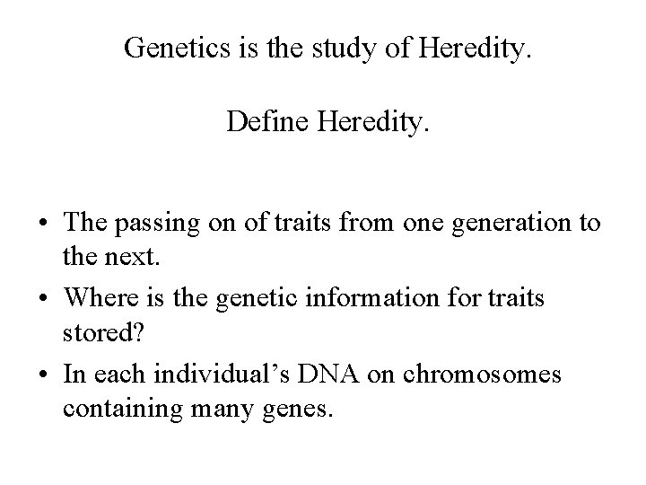 Biology Semester 2 Review Mendel Genetics Review Powerpoint
