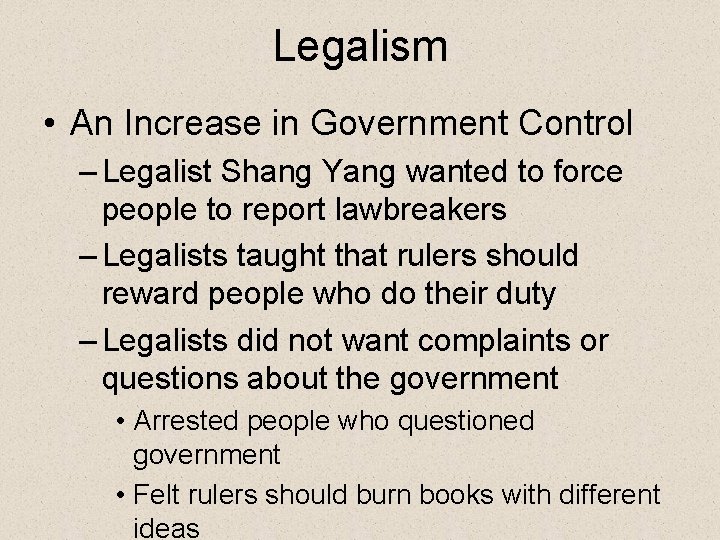 Chinas Ancient Philosophies World History I Essential Ideas