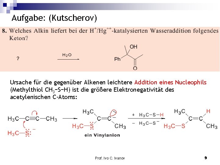 KW Alkine bersicht und Nomenklatur Struktur Darstellung Reaktionen