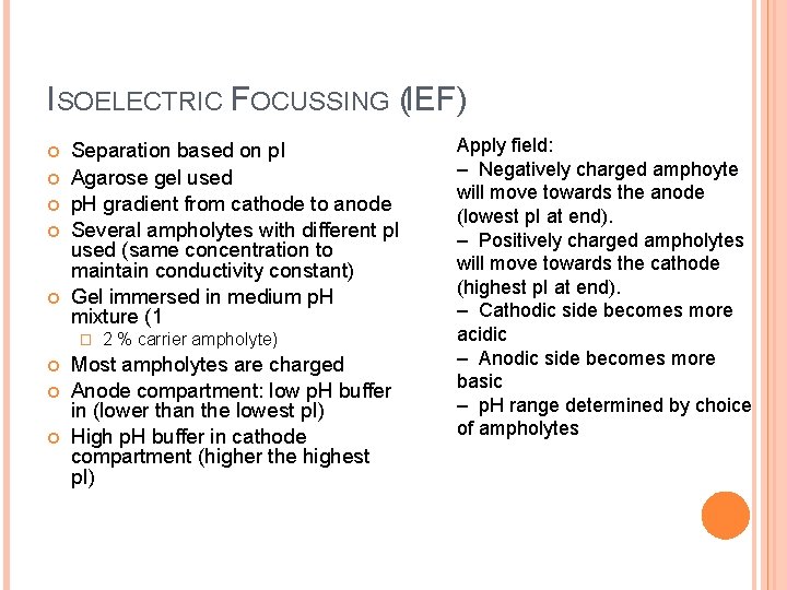 ELECTROPHORESIS BASIC PRINCIPLES GENERAL INTRODUCTION Electrophoresis a ...