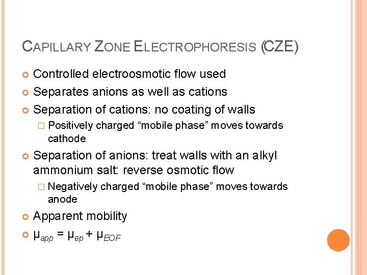 ELECTROPHORESIS BASIC PRINCIPLES GENERAL INTRODUCTION Electrophoresis a ...