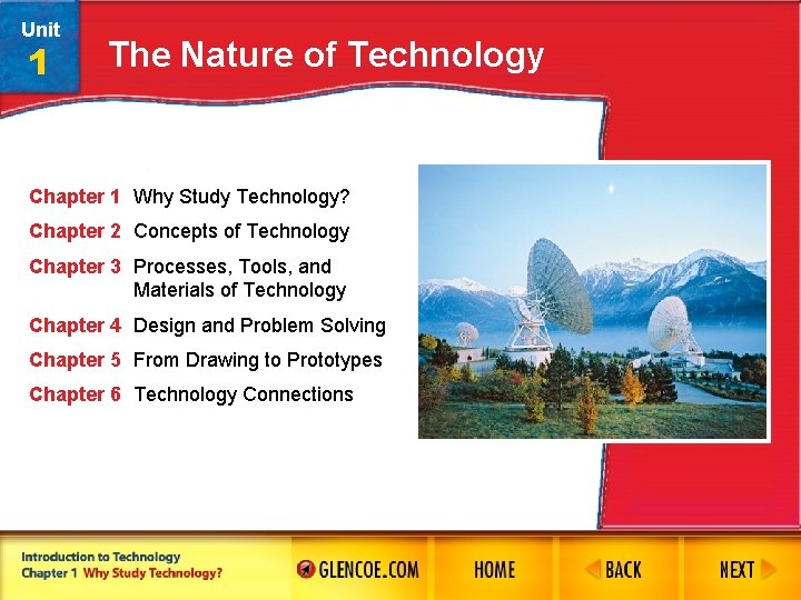Unit 1 The Nature of Technology Chapter 1