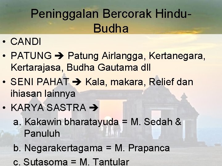 KERAJAAN HINDU BUDHA PERKEMBANGAN HINDU BUDHA PETA PERSEBARAN