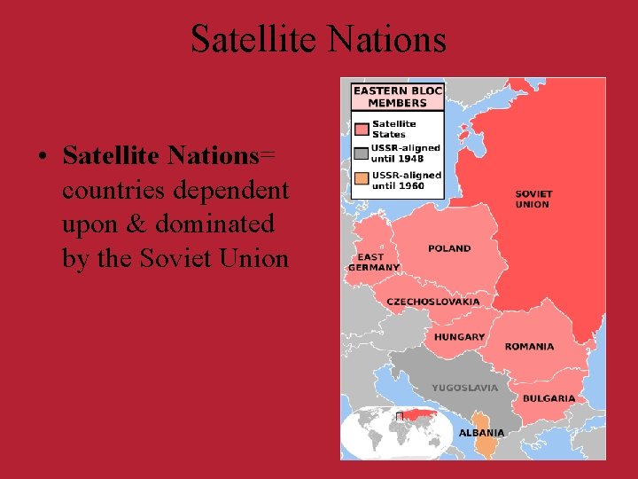 The Cold War After World War II the