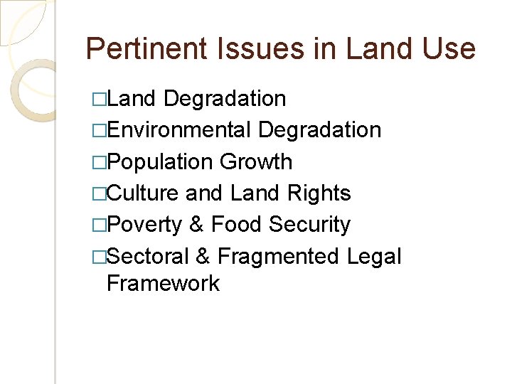 From Agricultural to Sustainability Extension Integrating Land Use