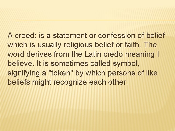 Understanding Differing Belief Systems UNIT 1 WHAT IS