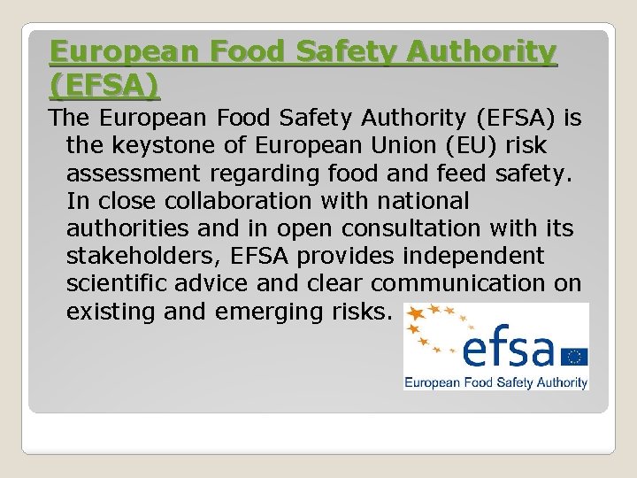 Food safety What food safety is Food safety