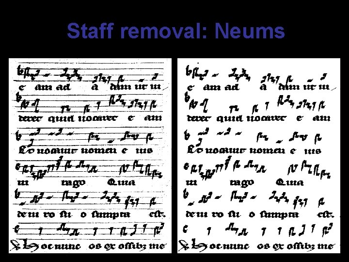 Optical Music Recognition Ichiro Fujinaga Mc Gill University