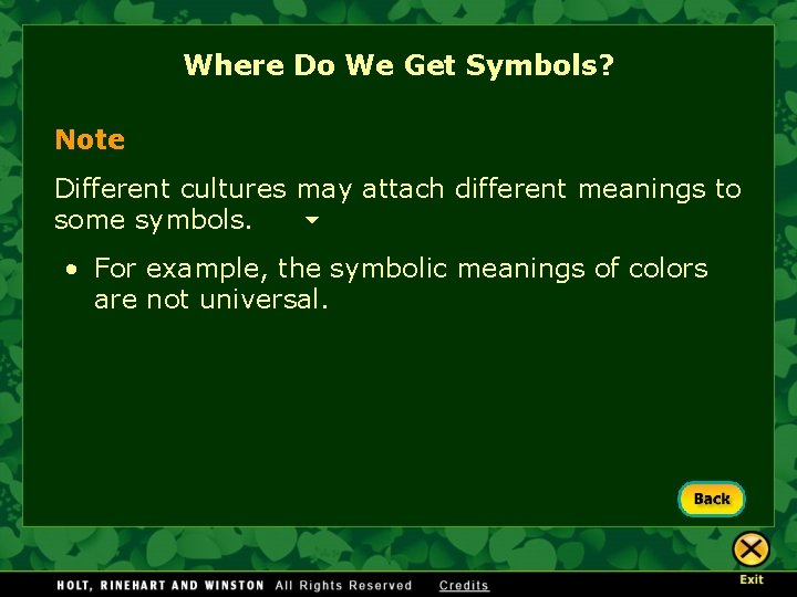 What Is a Symbol A symbol is an