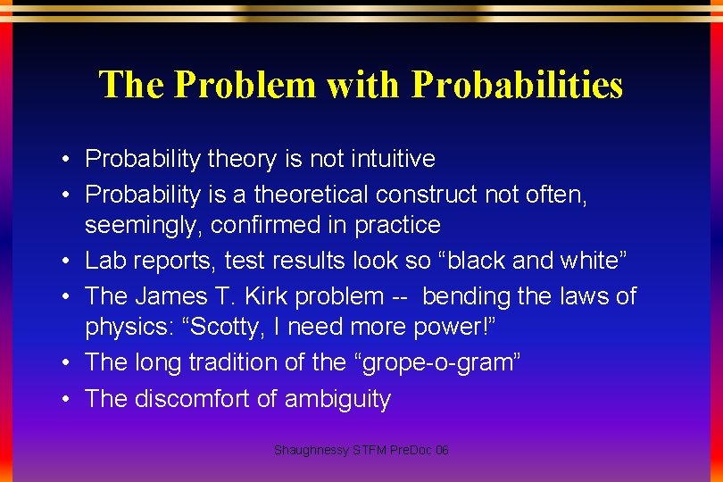 The Case of Baby Jeff Teaching Diagnostic Sensitivity