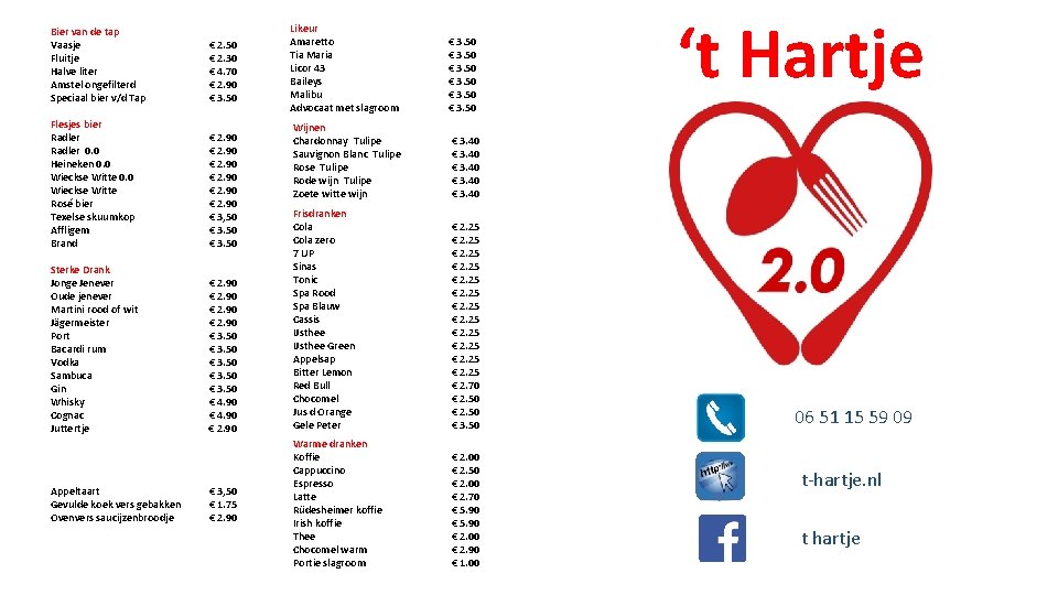 Bier van de tap Vaasje Fluitje Halve liter