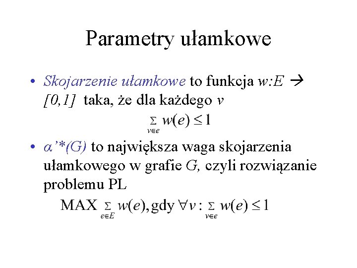 Grafy inaczej czyli inne modele grafw Multigrafy Grafy