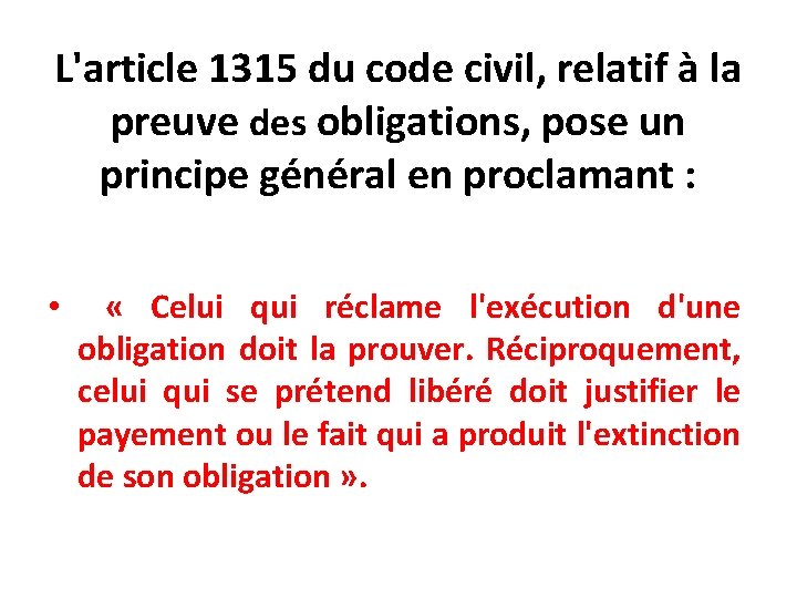 Formation des 27 28 septembre 2018 Procdure Charge